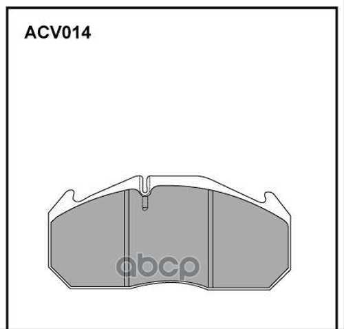 Колодки тормозные дисковые WVA (29030) HCV ACV0