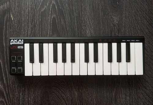 Akai pro lpk25 midi-клавиатура новая