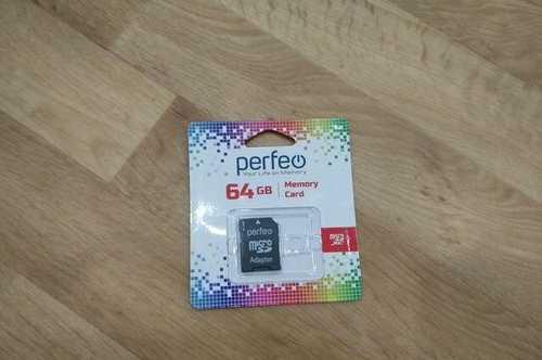 Новый Оригинальный Адаптер microSD "Perfeo"