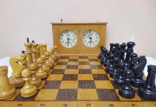 Шахматы деревянные гроссмейстерские с утяжелением