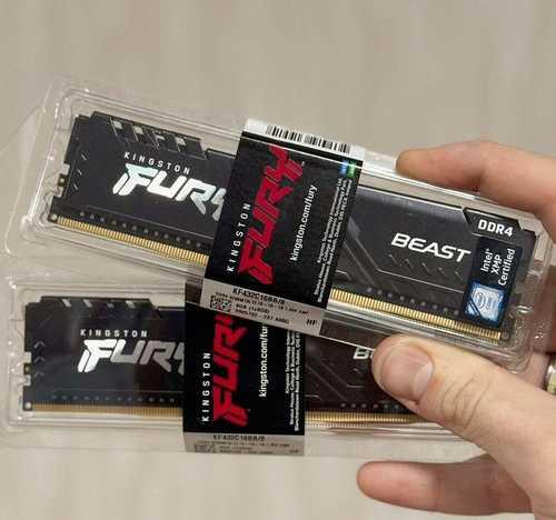 Оперативная память Fury DDR4 16gb