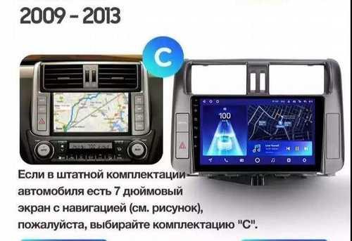 Штатная магнитола Teyes CC2+ Toyota Prado 150 9-13