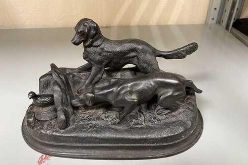 Чернильница собаки 1959 год каслинское литье касли
