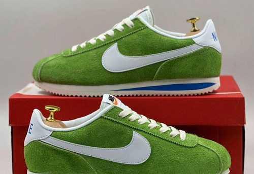 Nike Classic Cortez green хит 2024
