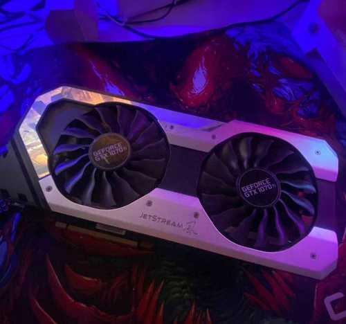 Видеокарта gtx 1070 ti 8gb palit jetstream