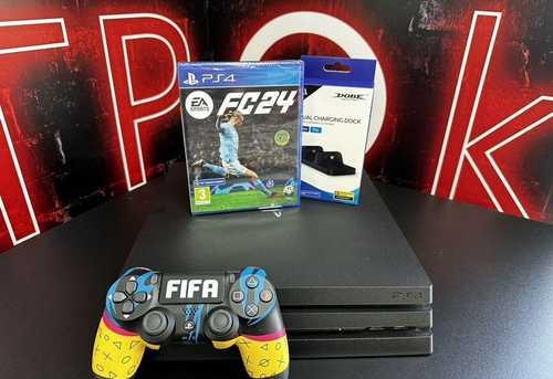 Sony PlayStation 4 Pro пс4 +Fifa 24