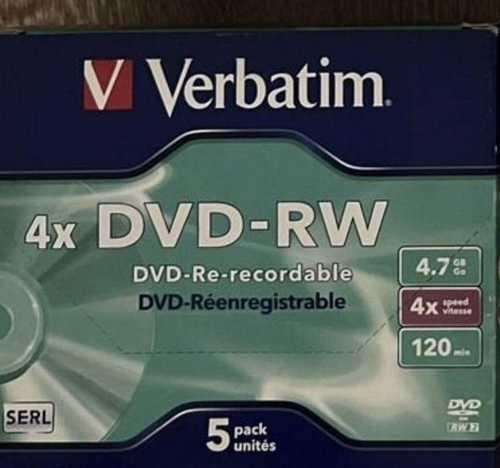 Новые компакт диски cd rw, dvd rw