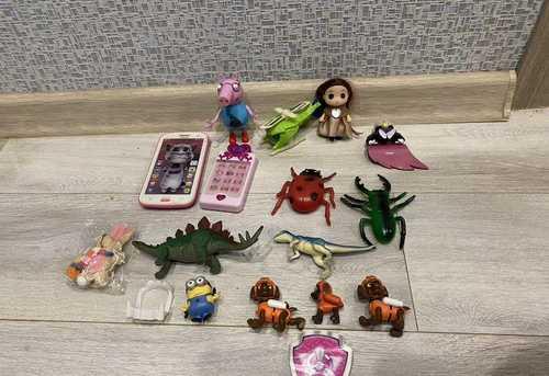 Игрушки из колекций пакетом 17шт
