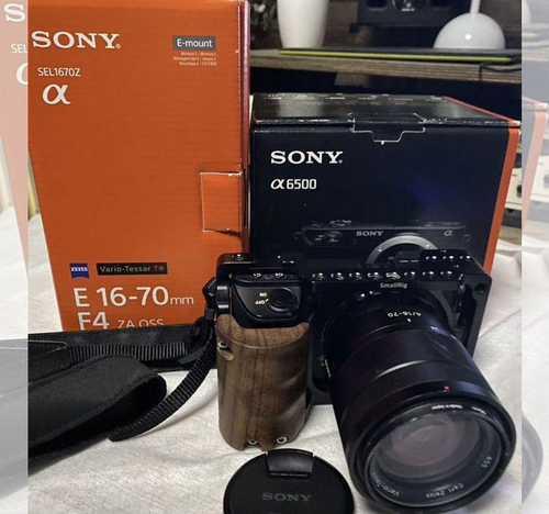 Sony a6500   Объектив Sony Carl Zeiss 16-70mm f/4