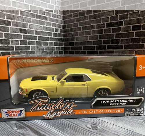 Модель 1/24 Ford Mustang Boss 429 (1970г.)