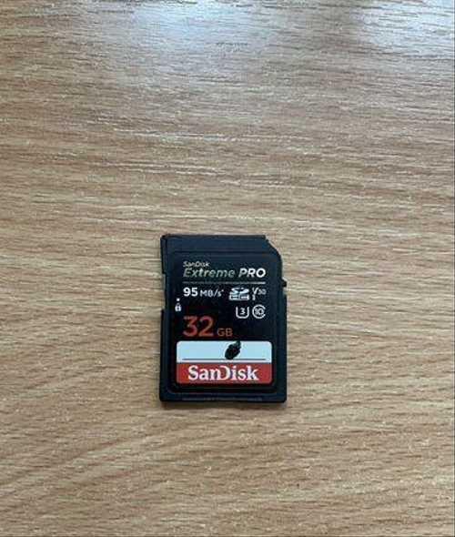 Карта памяти SanDisk Extreme Pro 32 GB