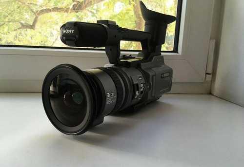 Видеокамера Sony vх2100Е + Raynox lens 0.3x