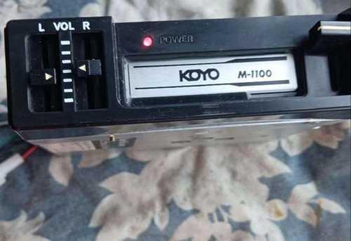 Ретро кассетный магнитофон koyo М 1100