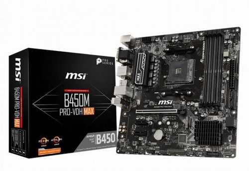 Материнская плата MSI B450M PRO-VDH MAX