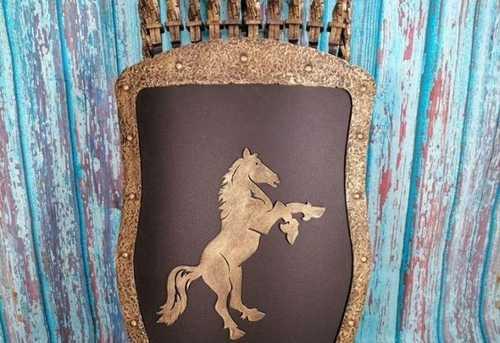 Каминный набор Щит-подставка Конь на 10 шампуров М