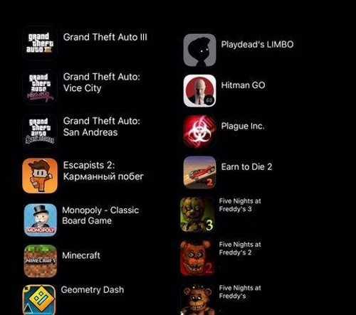 Игры и приложения App Store