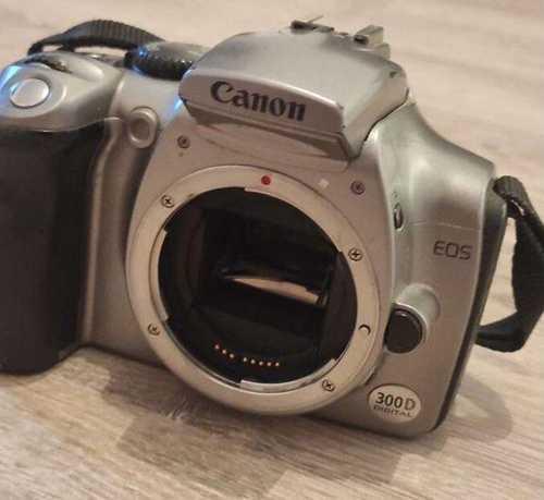 Зеркальный фотоаппарат canon eos300d