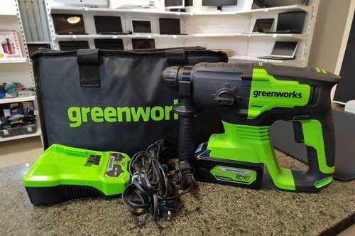 Перфоратор аккумуляторный GreenWorks GD24SDS2