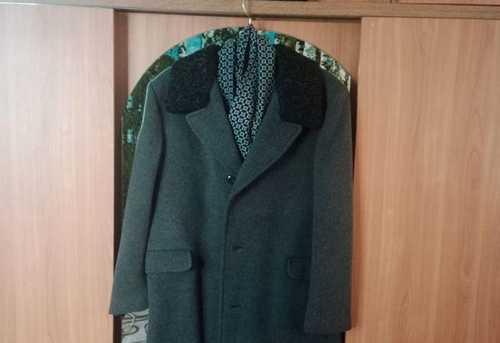 Винтажное мужское шерстяное пальто