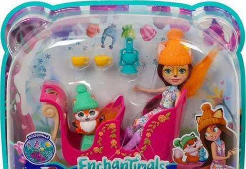 Enchantimals Энчантималс Snowtastic Sled новый