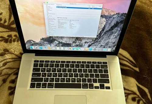 MacBook Pro 15, 12gb озу, core I7 2.2ghz