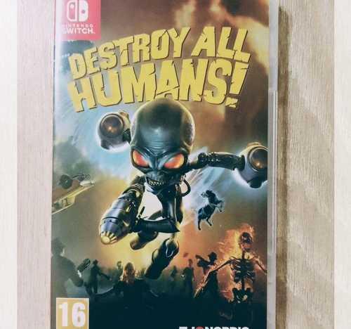 Destroy All Humans Nintendo switch