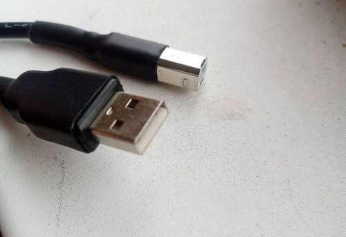 Hi-End посеребренный USB B — Type-A для цап