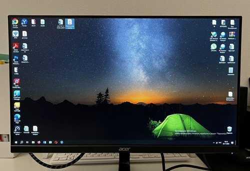 Новый монитор Acer 23.8, 75Hz 1920*1080