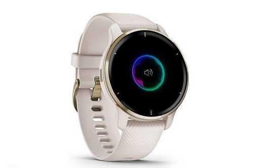 Часы Garmin Venu 2 Plus - кремовое золото