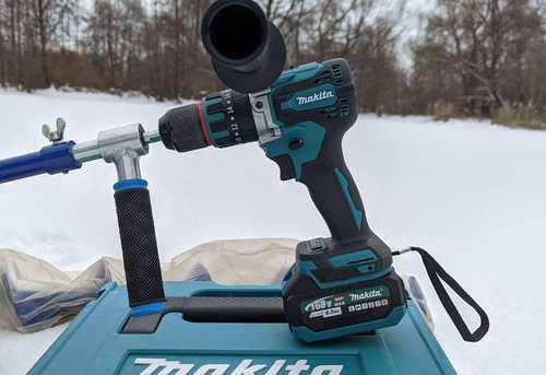 Мощный Шуруповерт Makita + Ледобур Шнек В4