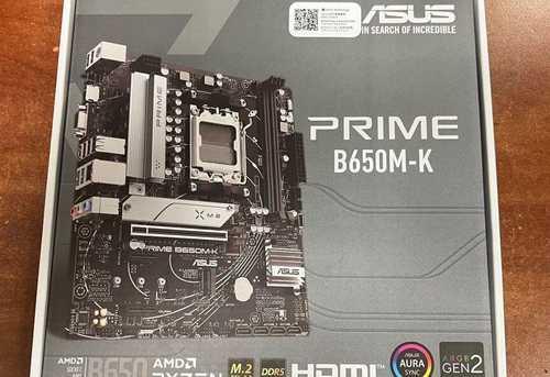 Материнская плата Asus Prime B650M-K AM5 DDR5