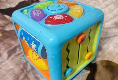 Кубик интерактивный игрушка музыкальная