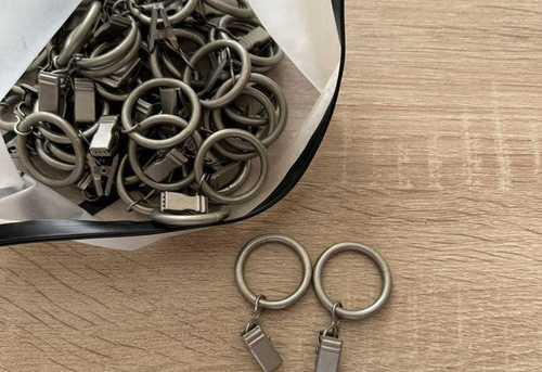 Кольца и собачки для гардины карниза икея IKEA
