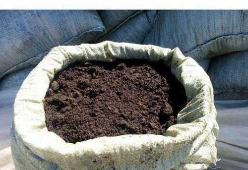 Плодородный грунт чернозем в мешках