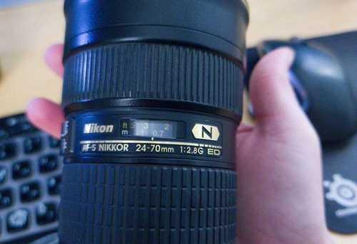Объектив Nikon AF-S 24-70\2.8 G ED