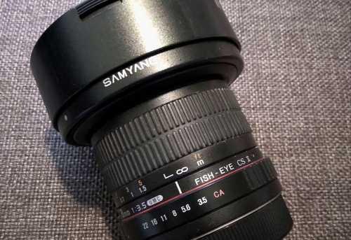 Samyang 8mm f/3.5 UMC Fish-eye CS II (Canon)