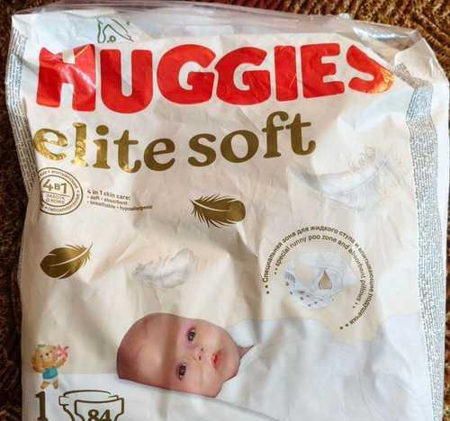 Подгузники Huggies elite soft 1