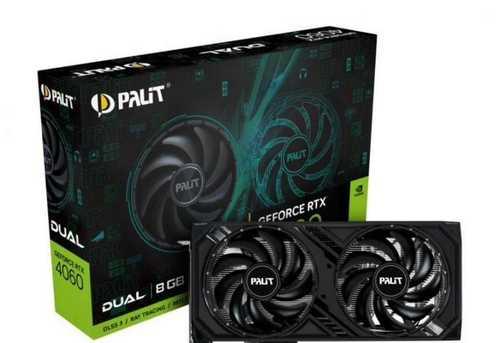 Видеокарта Palit Geforce RTX 4060 dual 8GB