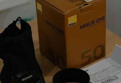 Объектив nikkor 50mm f/1.4G AF-S
