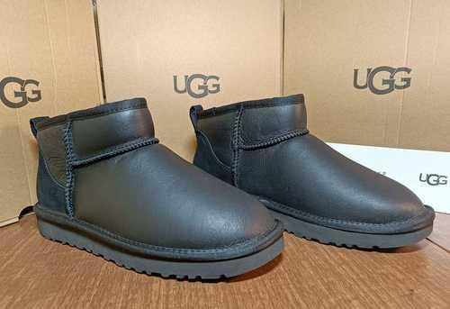 Ugg угги ultra mini leather зимние мужские угги