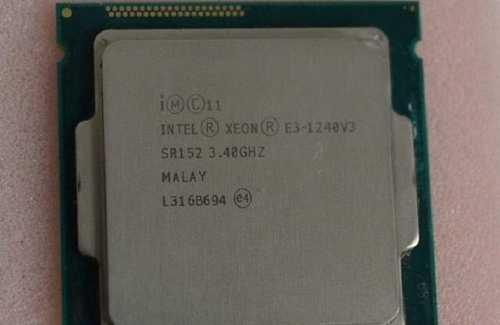 Процессор s1150 E3-1240v3 intel аналог i7-4770