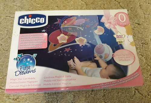 Мобиль на кроватку с проектором chicco