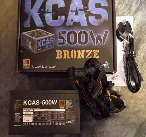 Блок питания для пк Aerocool kcas 500 Bronze 80 Pl