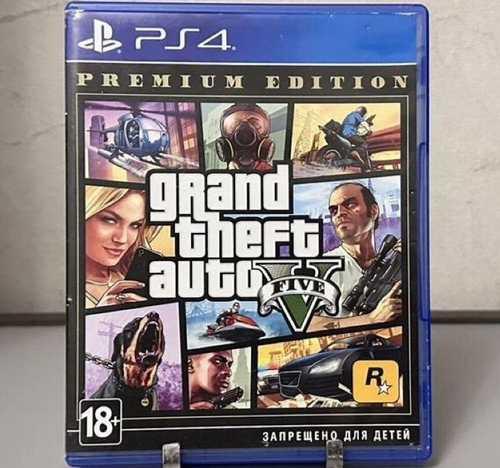 Grand Theft Auto V (GTA 5) для PS4 / PS5 бу
