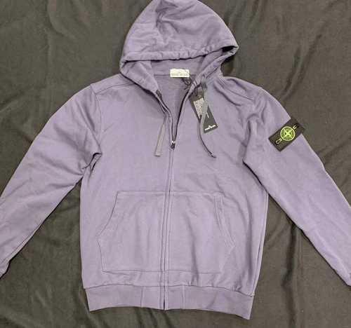 Зип худи Stone Island сиреневая