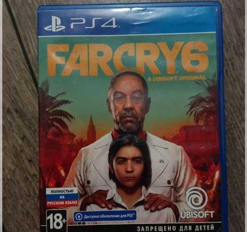 Диск Far cry 6 ps4