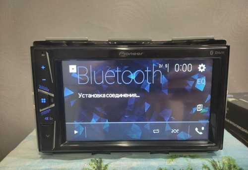 Магнитола с блютуз pioneer dmh g221bt. 2din