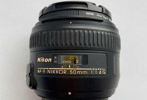 Объектив Nikon 50mm f/1.4G AF-S