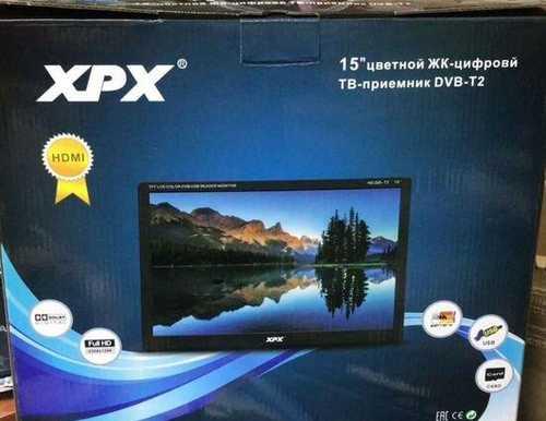 Портативный телевизор XPX EA-158D 15" DVB-T Новый