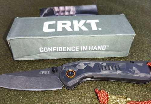 Складной нож crkt 6280 overland с латунной бусиной